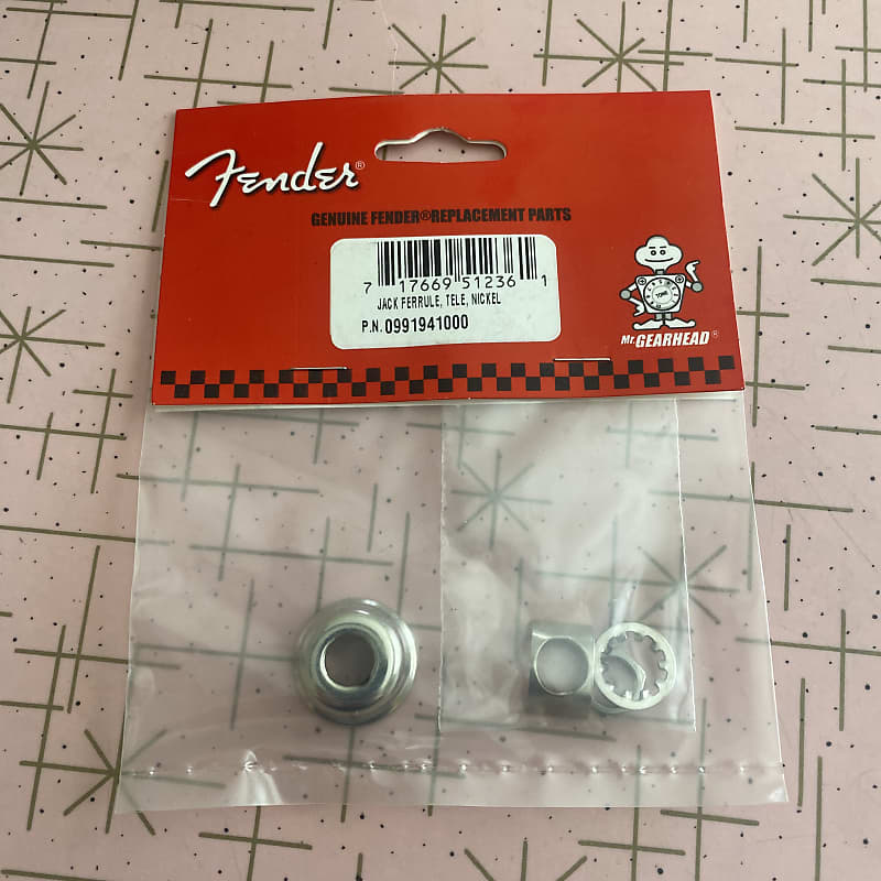Fender Telecaster Jack Ferrule Tele new in package input jack | Reverb