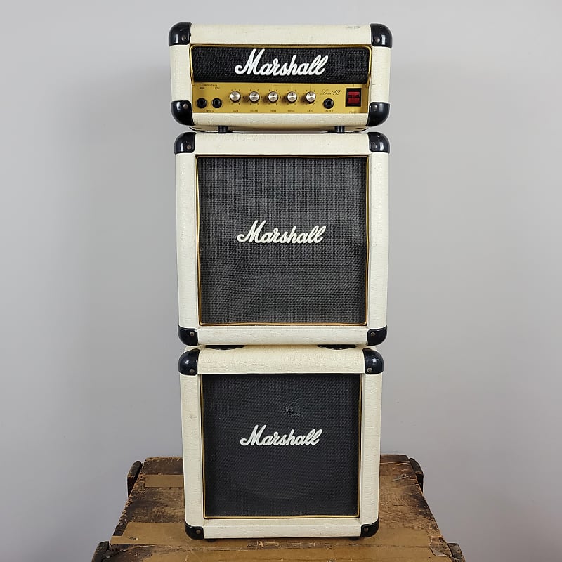 Marshall Lead 12 Mini Stack White 1988 | Reverb