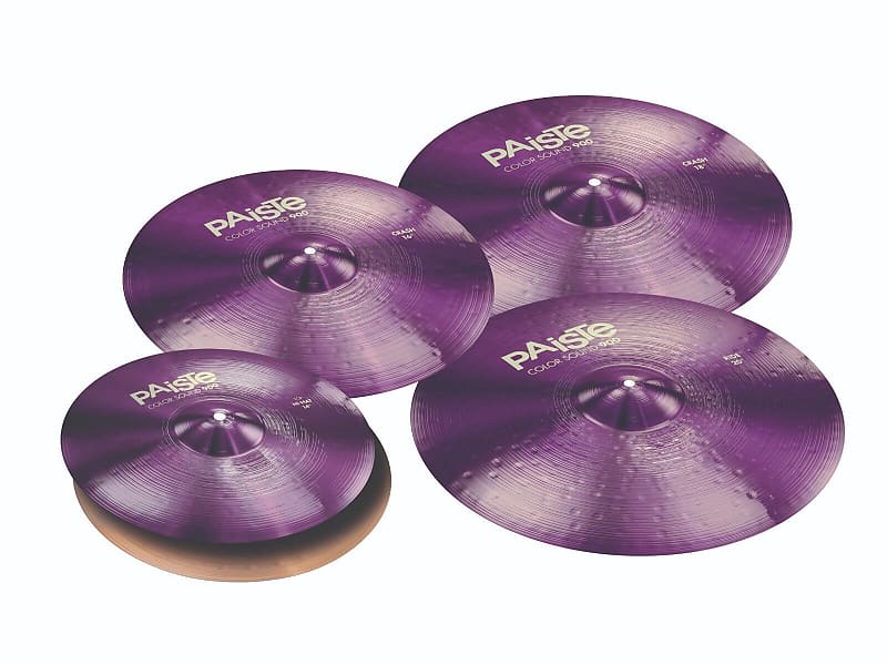 Paiste Color Sound 900 Purple 6 Pc Universal Cymbal Set/w-16" | Reverb