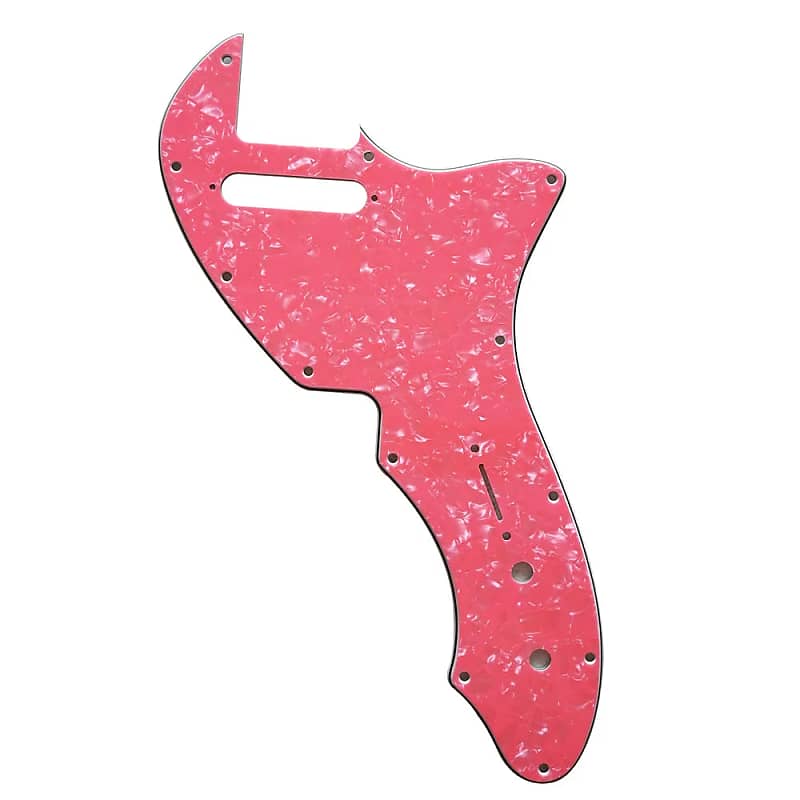 69 Telecaster Thinline Reissue Pickguard - 4-Ply Pink Pearl | Reverb