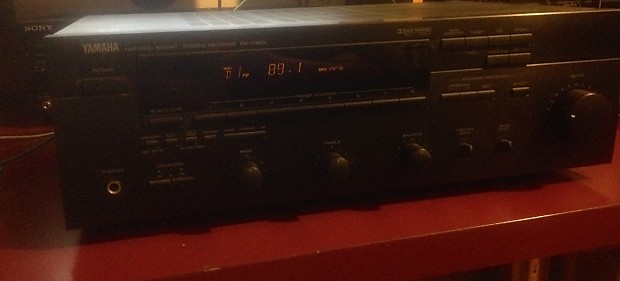 Yamaha RX-V390 Black Natural Sound A/V Receiver Dolby Fully | Reverb