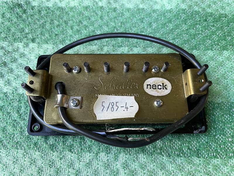 Schaller Vintage Humbucker Neck Pickup 80s - Black | Reverb