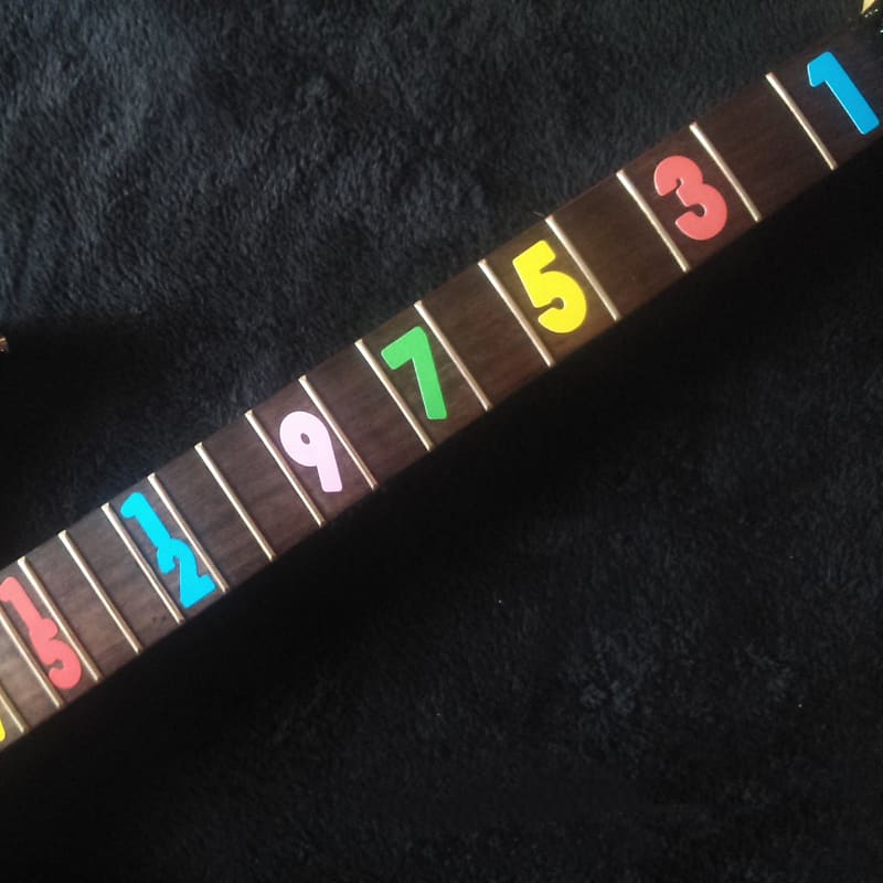 Jason Becker Numbers 1 - 24 Frets Stickers Inlay Fretv | Reverb UK
