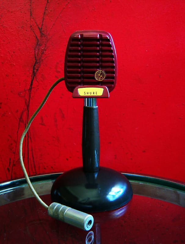 Vintage 1950's Shure 710A "Rex" crystal microphone w rare | Reverb