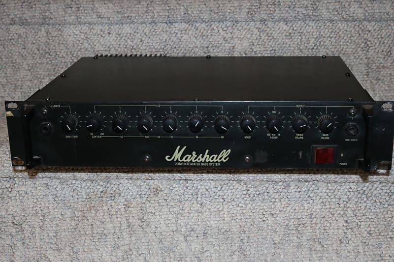 Vintage 1980s Marshall Model 3520 Bass Amp Head | Reverb