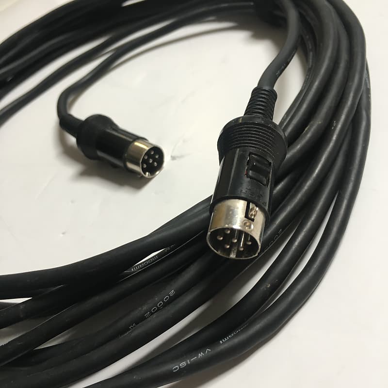 Roland RRC cable vintage 7.5meters Din 6 pin | Reverb