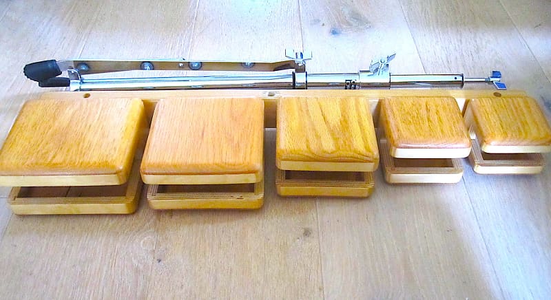 5 Temple Block Set with Stand | Reverb