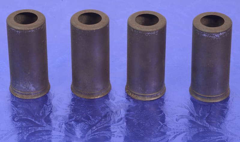 Four Nicely Oxidized '60s Vintage Snap On Tube Shields For | Reverb