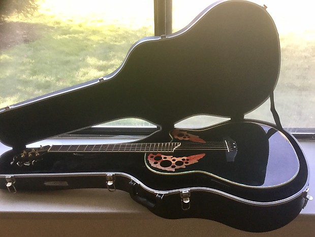 Ovation Celebrity CC44 2011 Black | Reverb