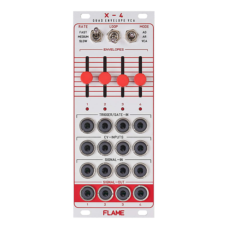 Flame X-4 Eurorack Poly Envelope & VCA Module | Reverb