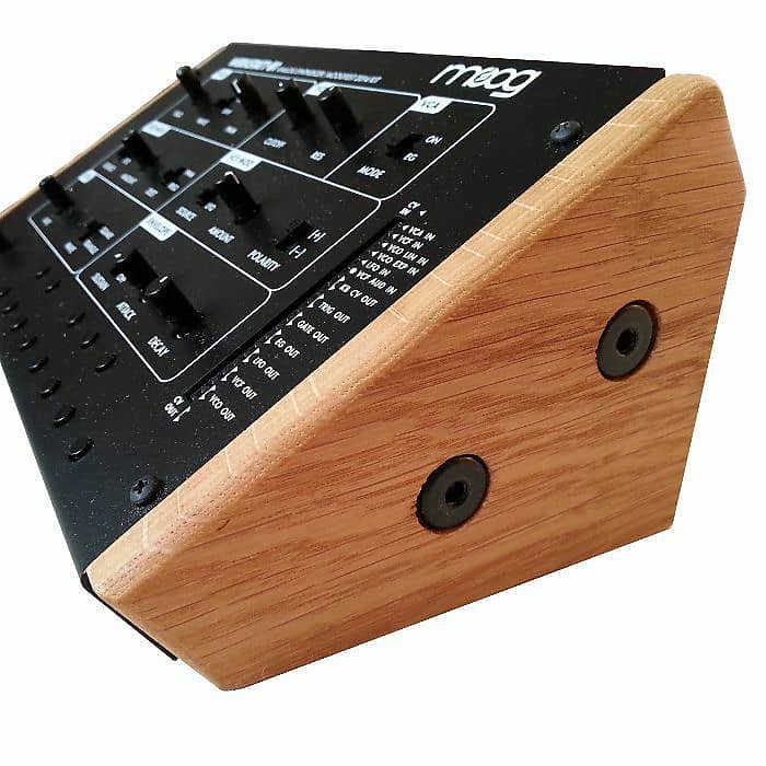 Synths & Wood Solid Oak End Cheeks Stand For Moog Werkstatt | Reverb
