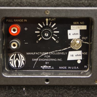 SWR Goliath Jr 2x10 Bass Cab, Used | Reverb