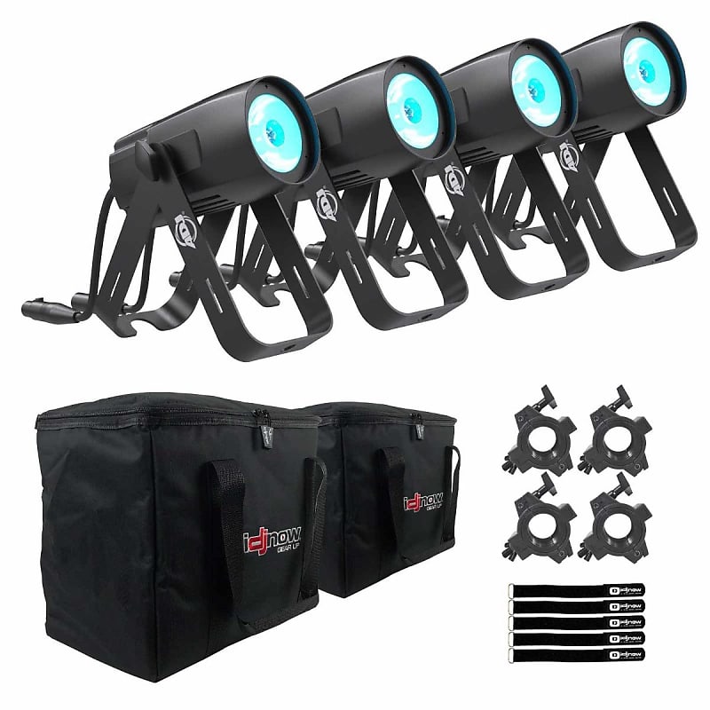 ADJ SABER SPOT RGBL IP20 20 Watt LED Pinspot Lights 4-Pack w | Reverb