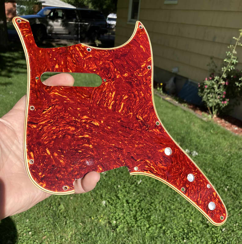 Celluloid Tortoise Pickguard For 1957-1976 Fender Musicmaster | Reverb