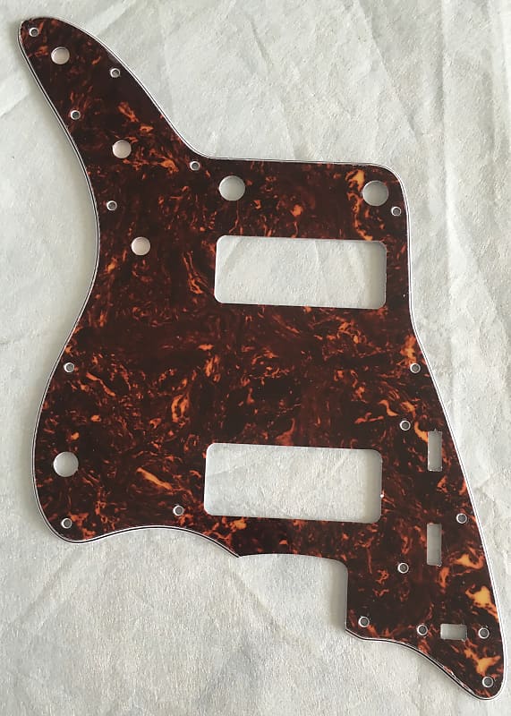 New 4 Ply Brown Tortoise Fits Fender US Jazzmaster P90 Style | Reverb