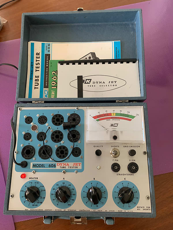 B & K Dyna Jet Tube Tester Model 606 Working - Well | Reverb