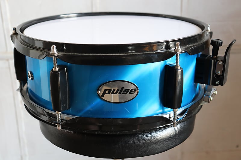 Pulse 4.5x12" Junior Snare Drum Blue Wrap | Reverb