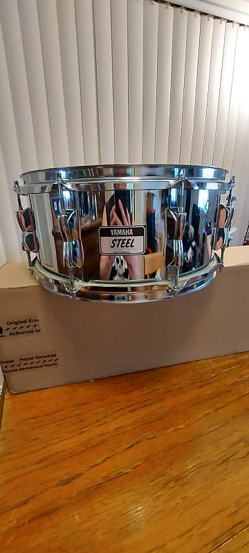 Yamaha Steel Snare Drum SD 246 1990s Chrome | Reverb