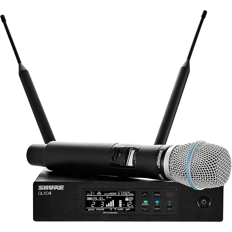 Shure QLXD24/B87A Wireless System with Beta 87a Handheld | Reverb