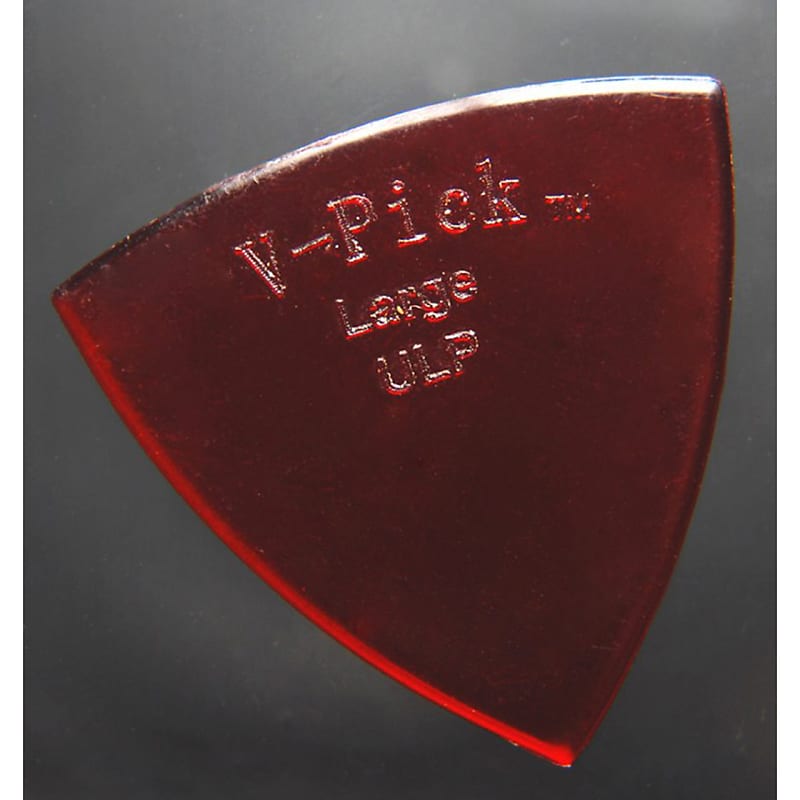V-Picks Large Pointed Ultra Lite, Ruby Red | Reverb
