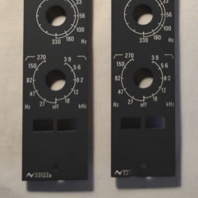 (2) Two Neve 33122a Front Panels 70's? 80's? - neve grey | Reverb