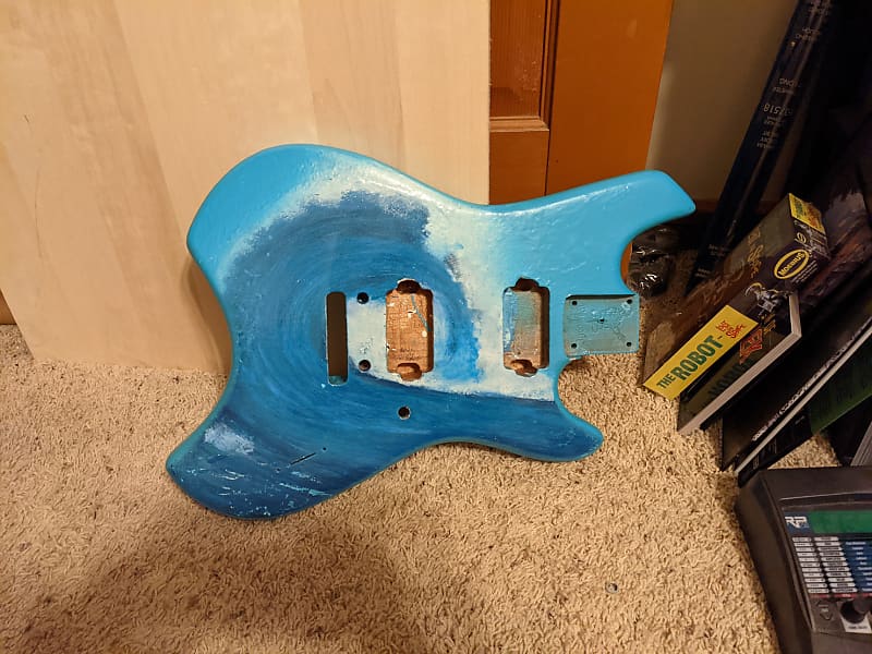 warmoth musiclander handpainted | Reverb
