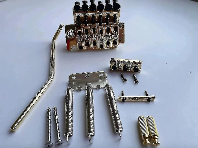 Fernandes Guitar Tremolo System Bridge with Brass | Reverb Canada