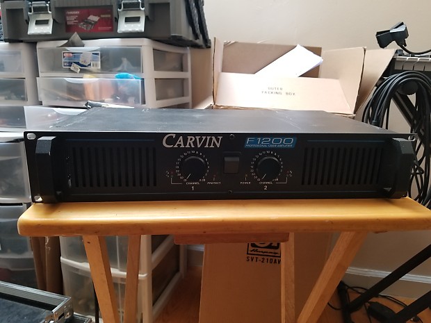 RARE Carvin F1200 MOSFET Power Amp 1200W Professional | Reverb UK