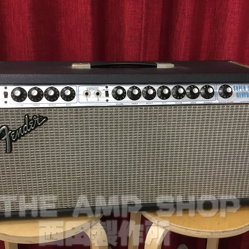 Fender Super Six Reverb Mod Head Silverface 1970s | Reverb