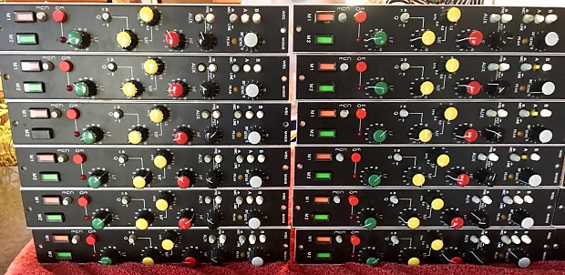 WBS [Ward Beck Systems] 12x M480B Preamp/EQ Modules | Reverb