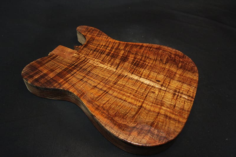 Telecaster Body Rare Tasmanian Figured Blackwood | Reverb