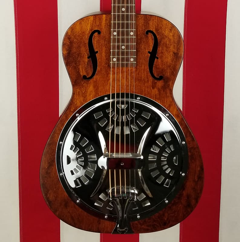 2000s Hound Dog Dobro Electric Resonator - Round Neck - Made | Reverb