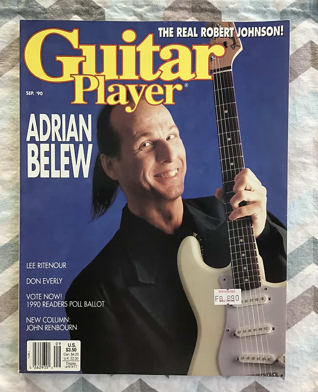 Guitar Player Back Issue September 1990: Adrian Belew | Reverb