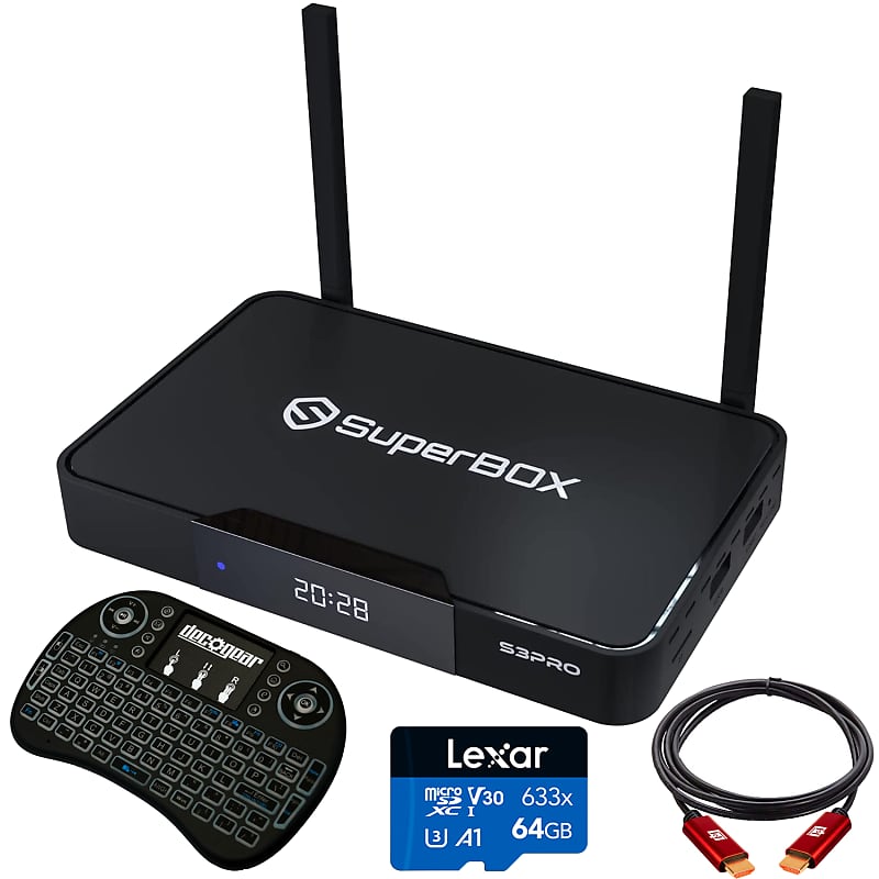 Superbox S3 Pro Dual Band Wi-Fi 2.4Ghz with Universal Remote, | Reverb