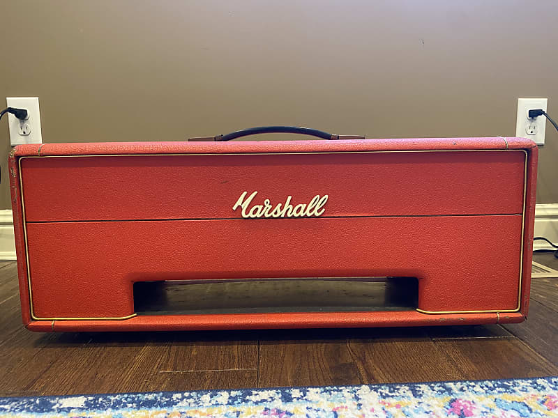 Marshall JMP Headshell 1970s Red | Reverb
