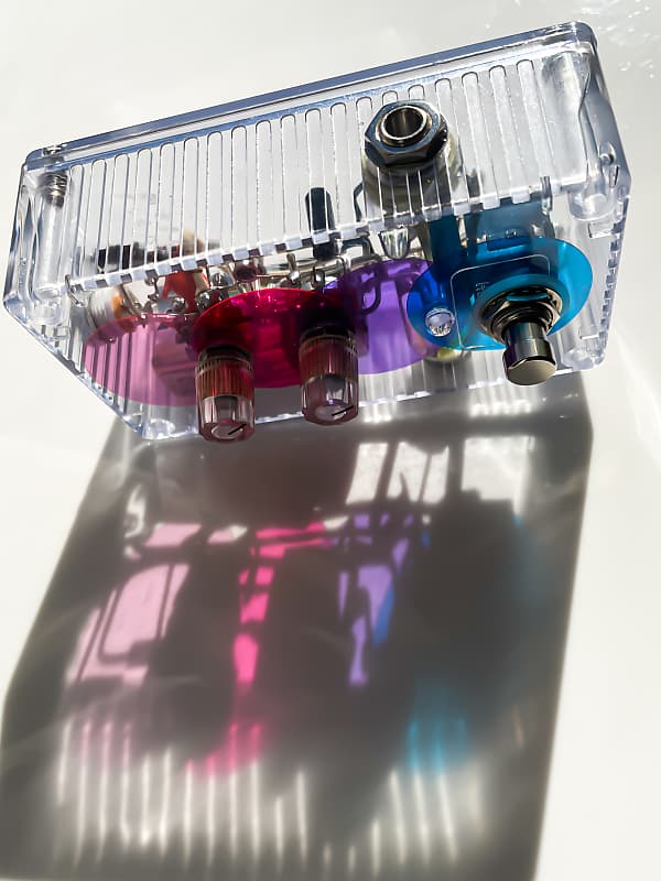 Little Noise The Aaronel Fuzz Clear Transparent Hardwired | Reverb