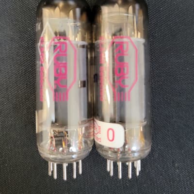 Ruby Tone Bone Triode EL84 Tube Adapter w. Matched Pair of | Reverb