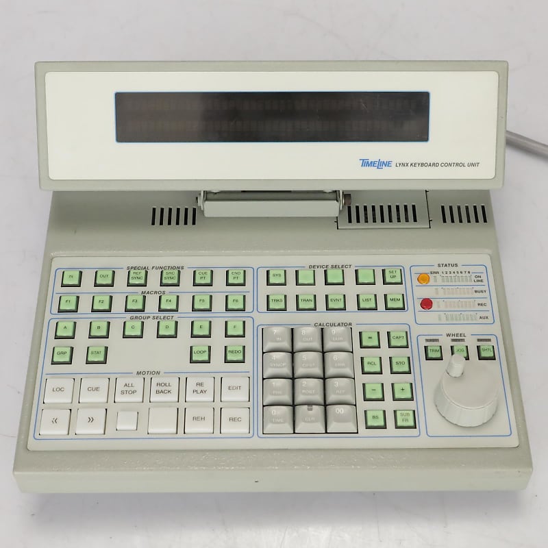 Timeline Lynx Keyboard Control Unit w/ Power Supply & Cabling | Reverb