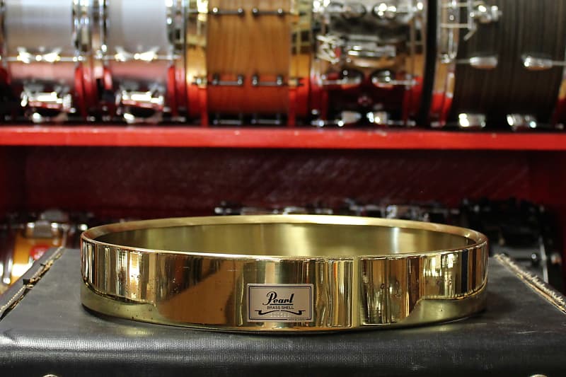 Used Pearl 3x14 Brass Free Floating Shell | Reverb