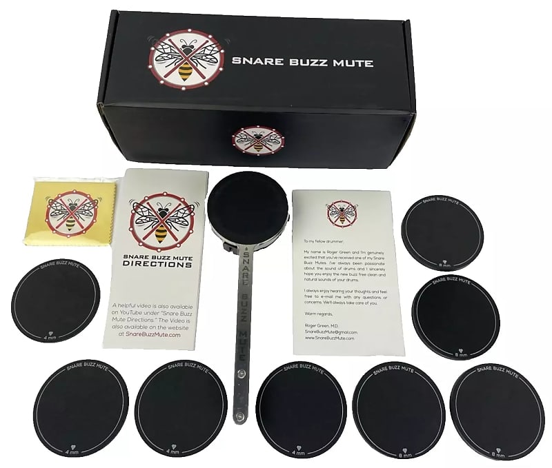 Snare Buzz Mute Kit - Snare Drum Accessory Eliminates | Reverb