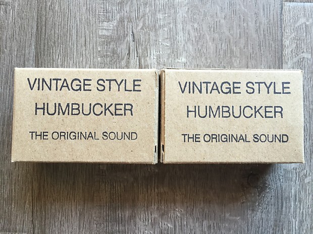 Tom holmes H450 & H455 PAF Humbuckers Pickups Nickel Brand | Reverb