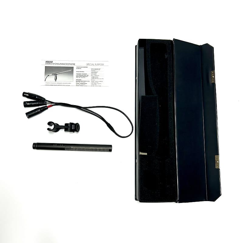 Audio Technica AT835ST Stereo Shotgun Condenser Microphone | Reverb