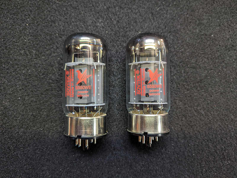 Sovtek Made in Russia Premium Quality 6550WE Output Tubes - | Reverb