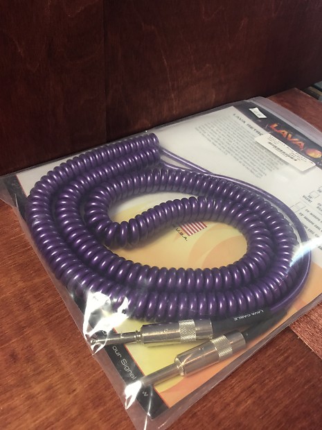 Lava Cable Deep Purple 20' Coil Cable! | Reverb