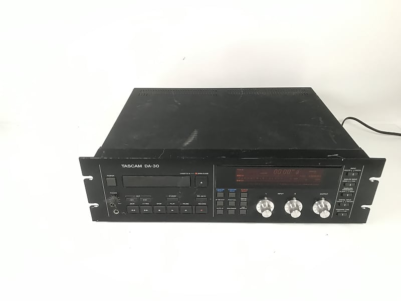 Tascam DA30 Rack Mountable DAT Recorder Vintage Rackmount | Reverb