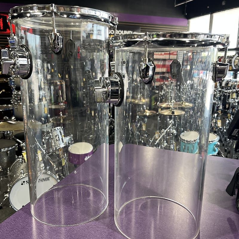RL Drums 8x16 & 8x18 Octobans - Clear | Reverb
