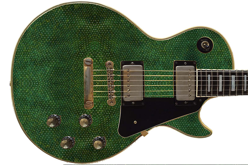 Sticka Steves Guitar Skin Axe Wrap Re-skin Dark Green Bead | Reverb