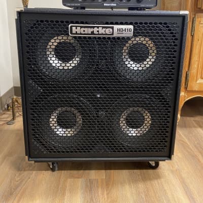 Hartke HD410 Bass Guitar Speaker Cabinet with LX5500 Head | Reverb
