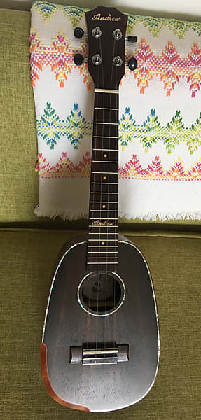 Andrew Pineapple Concert Ukulele w/Gigbag | Reverb