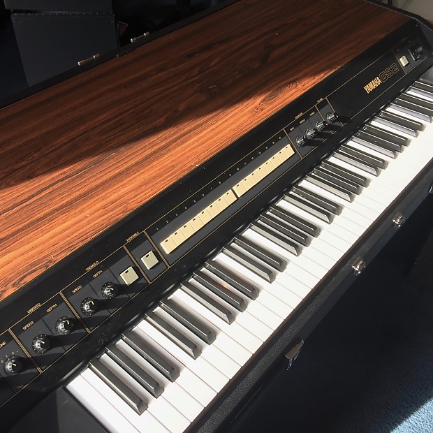 Yamaha GS2 1981-1985? Black w/ Dark Cherry Woodgrain | Reverb